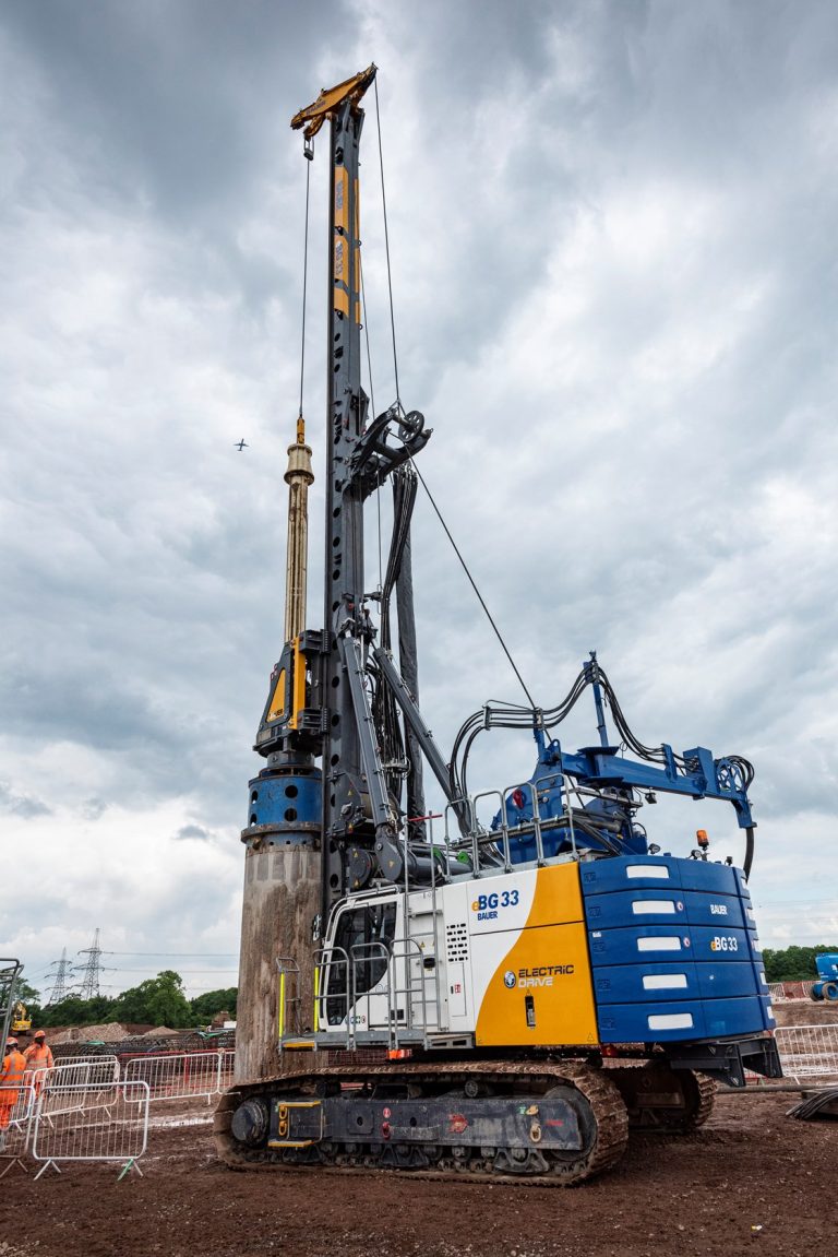 HS2 trials ‘first of a kind’ electric drilling rig – High-Speed Rail Group