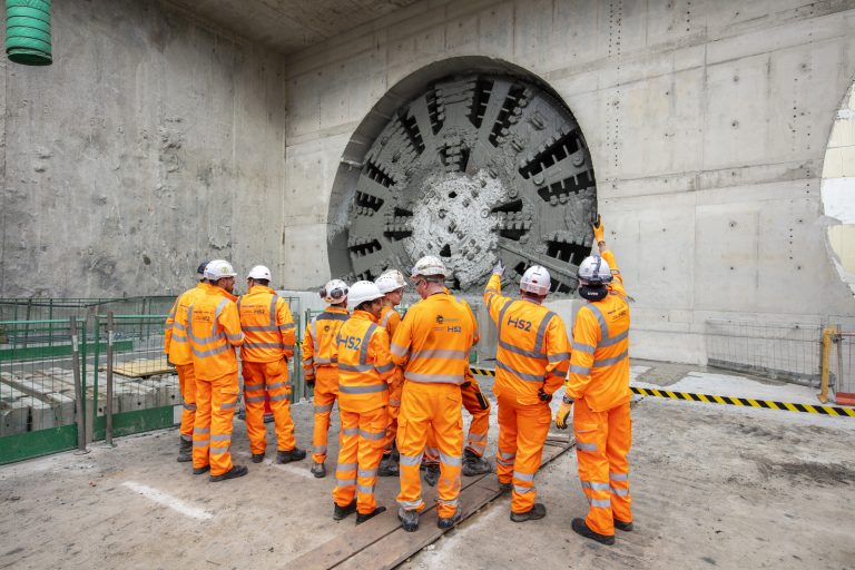 First tunnelling breakthrough on HS2 – High-Speed Rail Group